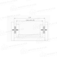 China WPFA-45mm 3-Fold Soft Ball Bearing Slide Concealed Soft Close Drawer Slide 35-45kg 250-600mm for sale