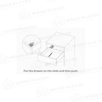 China 16mm Soft Close Drawer Slide 3-Fold Concealed Ball Bearing Full Extension 250-600mm for sale