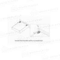 China 16mm Soft Close Drawer Slide 3-Fold Concealed Ball Bearing Full Extension 250-600mm for sale