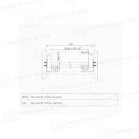 China 16mm 3-Fold Concealed Drawer Slide Soft Close Ball Bearing Full Extension 250-600mm for sale