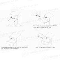 China 16mm 3-Fold Concealed Drawer Slide Soft Close Ball Bearing Full Extension 250-600mm for sale