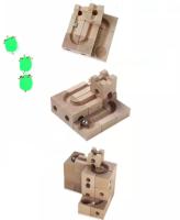 China Wooden Marble Track Building Blocks 49-Piece Set Original Pine Wood Educational Toy for Kids 4-12 Years for sale