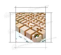 China Wooden Marble Track Building Blocks 36PCS Basic Combination Educational Ball Run Toy for sale