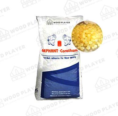 China APAO Amorphous Poly Alpha Olefin Light Yellow Hot Melt Adhesive 155°C Softening Point for Edge Banding for sale