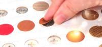 China PVC Decorative Adhesive Plastic Hole Sticker Dia 10MM-50MM for sale