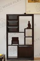 China Rosewood Mahogany Antique Display Cabinet 180cm Standing Book Storage Shelf for sale