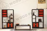 China Rosewood Mahogany Antique Display Cabinet 180cm Standing Book Storage Shelf for sale