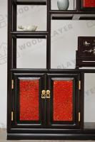 China Rosewood Mahogany Antique Display Cabinet 180cm Standing Book Storage Shelf for sale