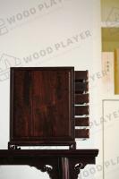 China Purple Sandalwood Burmese Flower Chinese Tea Cabinet 80cm Custom Solid Wood Storage for sale