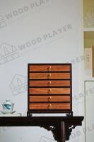 China Purple Sandalwood Burmese Flower Chinese Tea Cabinet 80cm Custom Solid Wood Storage for sale