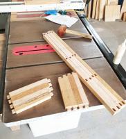 China 2800W Multi Function Wood CNC Mortiser Double End Tenoning Machine 700mm Working Width for sale