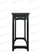 China CE Brown Seven Screens Ebony Chair Original Wood Antique Armchair 48x37x100cm for sale