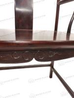 China Antique Chinese Solid Wood Armchair Mortise and Tenon Structure Living Room Study Chair for sale