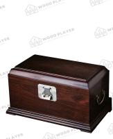 China Custom Small Wooden Box with Hinged Lid 100PCS MOQ CE Certified Polished Woodwork Arts and Crafts Rectangle for sale