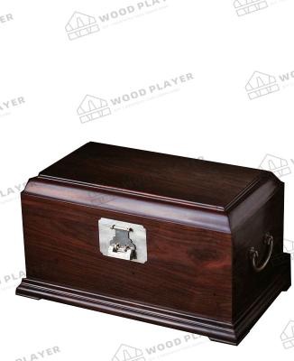 China Custom Small Wooden Box with Hinged Lid 100PCS MOQ CE Certified Polished Woodwork Arts and Crafts Rectangle for sale