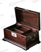China Custom Small Wooden Box with Hinged Lid 100PCS MOQ CE Certified Polished Woodwork Arts and Crafts Rectangle for sale