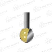 China High Speed Steel 1/4 Pill Ball Knife Wood Planing Cutter 9.52mm to 38.10mm for sale