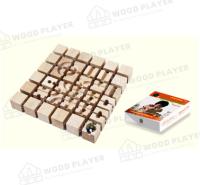 China Wooden Marble Track Building Blocks 36PCS Basic Combination Educational Ball Run Toy for sale