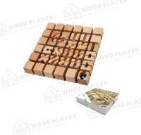 China Wooden Marble Track Building Blocks 36PCS Basic Combination Educational Ball Run Toy for sale