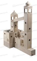 China 33pcs Wooden Marble Run Track Building Blocks Educational Toy Set 1.2kg for sale