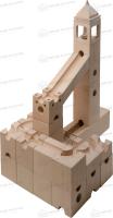 China 33pcs Wooden Marble Run Track Building Blocks Educational Toy Set 1.2kg for sale