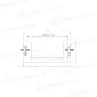 China WPFA-45mm 3-Fold Ball Bearing Slide Full Extension Soft Close Drawer Slide 35-45kg for sale
