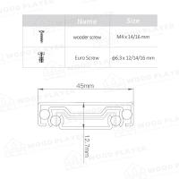 China WPFA-45mm 3-Fold Ball Bearing Slide Full Extension Soft Close Drawer Slide 35-45kg for sale