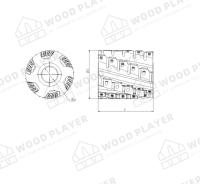 China CE Woodworking Machine Blades Spiral Cutter Head for sale