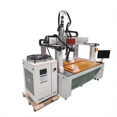 China Gantry welding production line for EV battery trays and liquid cold plates | Precision laser welding equipment for large-capacity energy storage liquid cold plates for sale