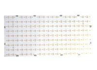 China 500x247mm Dual-color Flexible LED Sheet For Ceiling Soft Film Lighting SPI RGBW for sale