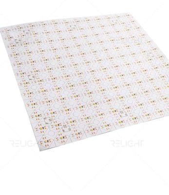 China 300x300MM free cut Monochromatic Flexible LED Light Sheets , ultra slim flexible led lighting sheet for sale