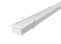 China 75x38MM Recessed Square Linear Light 80CRI 110lm/w for sale