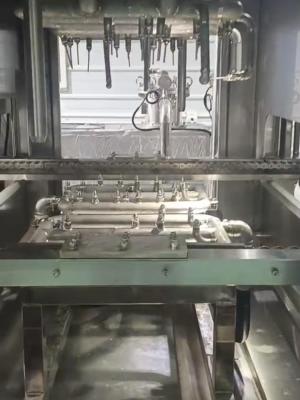 China Aluminum Die Castings Spray Cleaning Machine Ultrasonic Cleaning Line Multi Nozzle Drying For Auto Parts for sale