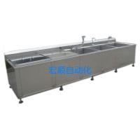 China Semi Auto ultrasonic cleaning machine 3 Tanks 40kHz For Metal Parts With Manual Transfer Drying for sale