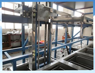 China Single Arm Manipulator Conveying Cleaning Equipment Equipped With Roller Basket For Small Stamping Parts for sale