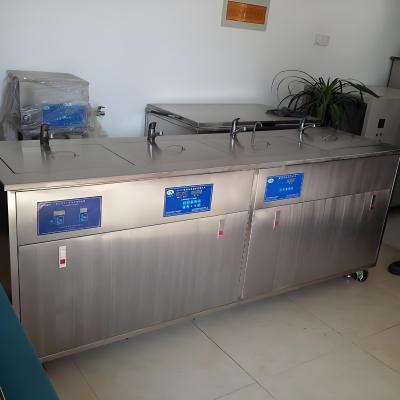 China Semi Auto 5 Tanks ultrasonic cleaning equipment For Medical Tools With Timer Control Drying for sale
