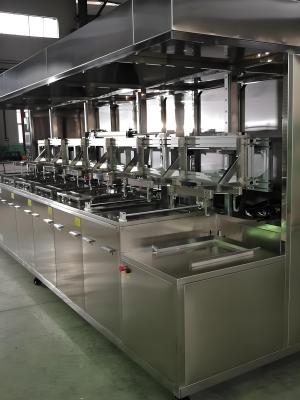 China Phone Glass Automated Ultrasonic Cleaning System For Removing Fingerprints for sale