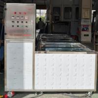 China Semi Automatic Multi Tank Ultrasonic Cleaning Line 38kHz Automatic Ultrasonic Cleaner For Metal Sheets for sale