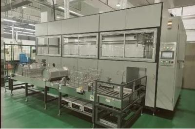 China Compact Automatic Ultrasonic Cleaner Stamping Industry Surface Treatment Line for sale