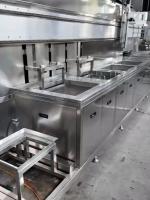 China Single Arm Automatic Ultrasonic Cleaning Machine Powerful With Up And Down Oscillation for sale