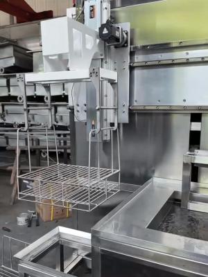 China Single Arm Manipulator Conveying Cleaning Machine Set Up Bubbling Mechanism for sale