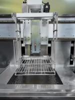 China Single Arm Automatic Ultrasonic Cleaning Machine Powerful With Up And Down Oscillation for sale