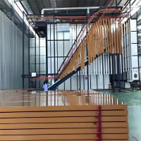 China Eco-Friendly Vertical Powder Coating Machine for Aluminum Profiles for sale
