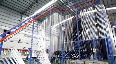 China Low-Energy Vertical Powder Coating Equipment for Aluminum Profiles - Meet EU ECO Regulations for sale