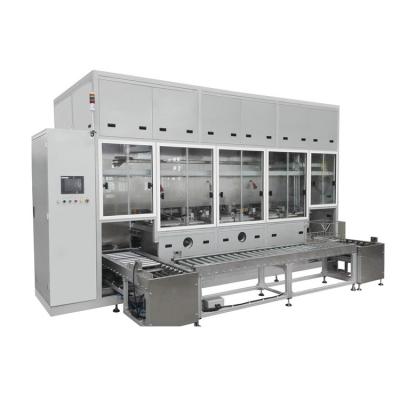 China Fully Automated 4-Tank Vacuum Hydrocarbon Cleaner with Ultrasonic & Distillation Regeneration for sale