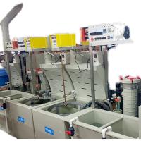 China Easy-to-Operate Semi-Automatic Anodizing Line With Basic PLC For Aluminum Processing Beginners for sale