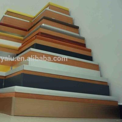 China Aluminum Skirting Profile For Wall Decoration Different Finishing Corner Tile Trim for sale