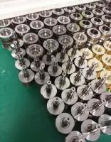 China TiN Coating Cosmetic Injection Moulding , Custom Mold Components Gold Natural Color for sale