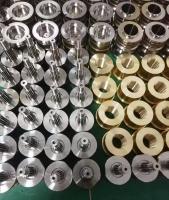China TiN Coating Cosmetic Injection Moulding , Custom Mold Components Gold Natural Color for sale