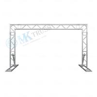 China 400mm Screw Aluminum 6082-T6 Material Multipurpose Truss Flat Truss for Event Outdoor for sale